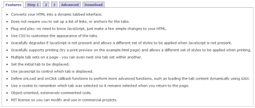 Javascript Tab 导航插件 (23个)_JavaScript技巧_积木网（gimoo.net）