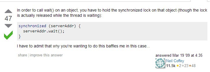 Android游戏制作退出框遇到的问题:object not locked by thread before wait()和Can't create handler inside thread ...