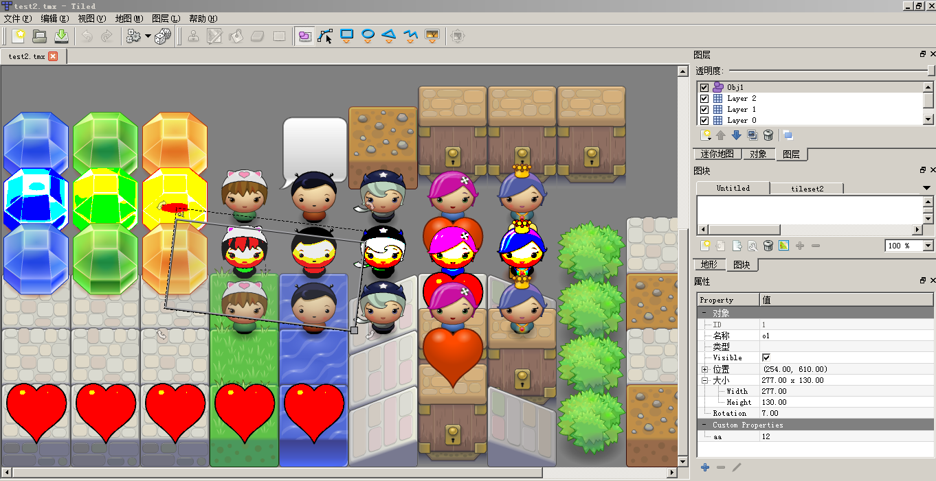 《Cocos2d学习之路》八、瓦片地图TiledMap的基本使用_cocos2d_积木网（gimoo.net）