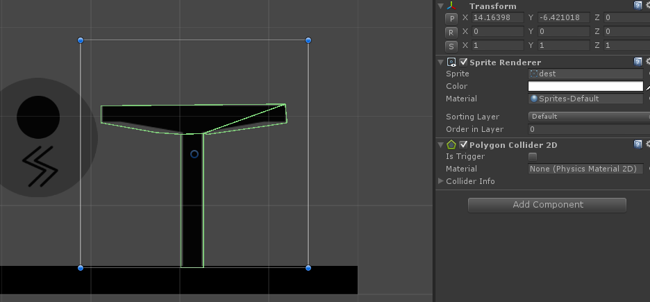 Unity3D下修改Polygon Collider 2D_Unity3d_积木网（gimoo.net）