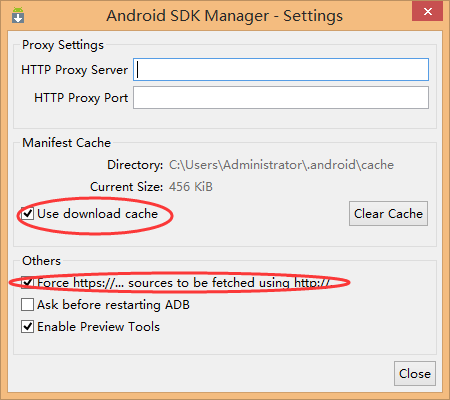 Android Studio学习配置-SDK Manger镜像源设置,不用翻墙也能飞速下载sdk_Android技巧_积木网（gimoo.net）