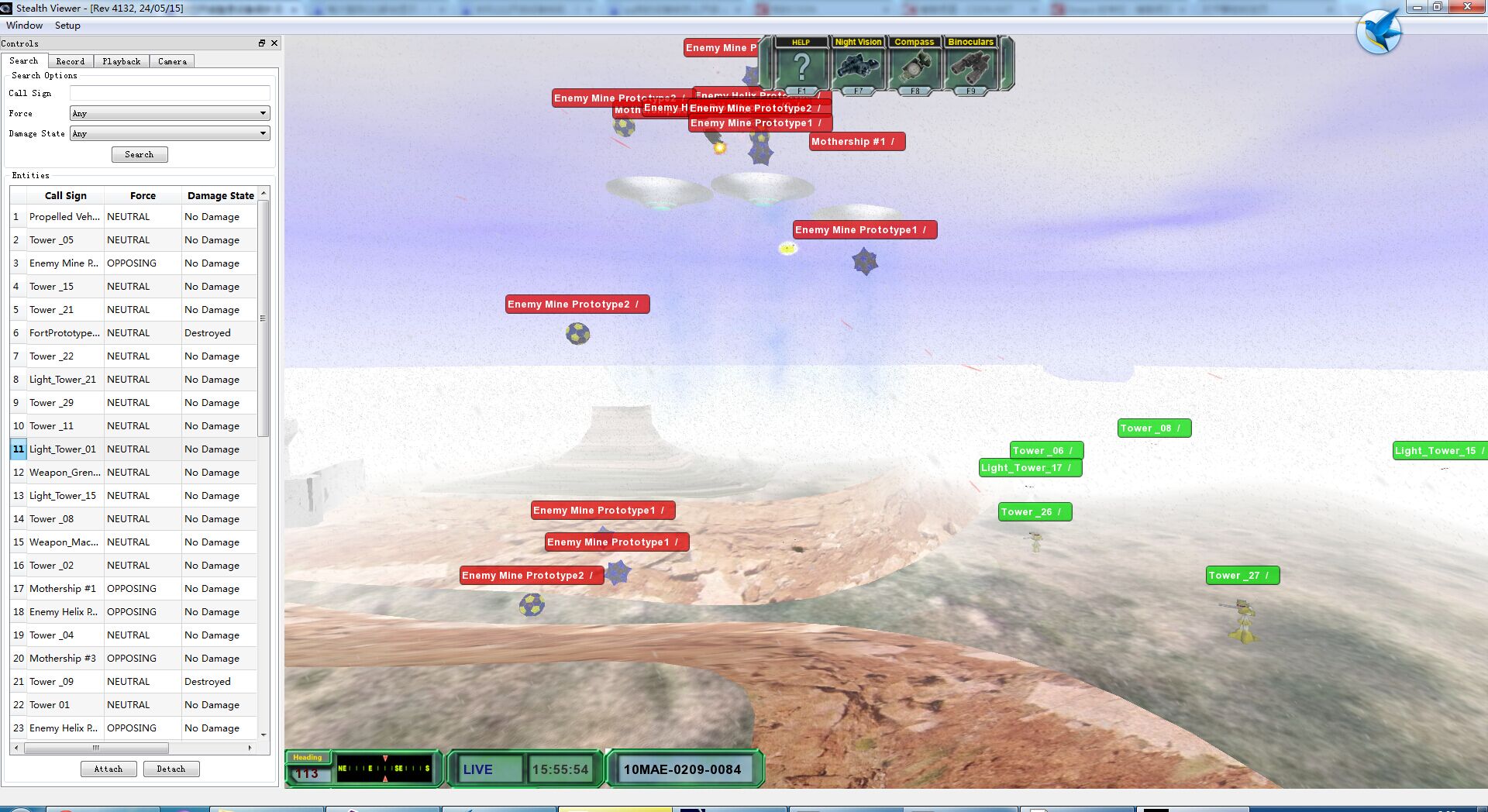作战仿真 基于 osg 含有态势显示 客户端_OpenGL_积木网（gimoo.net）